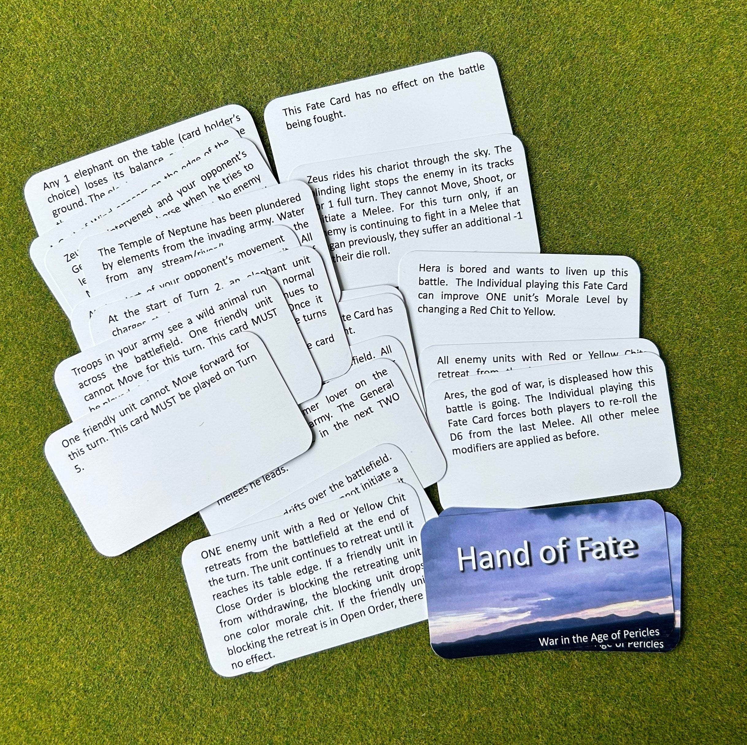 Hand of Fate Cards, WAP-02 | Wargamer US LLC