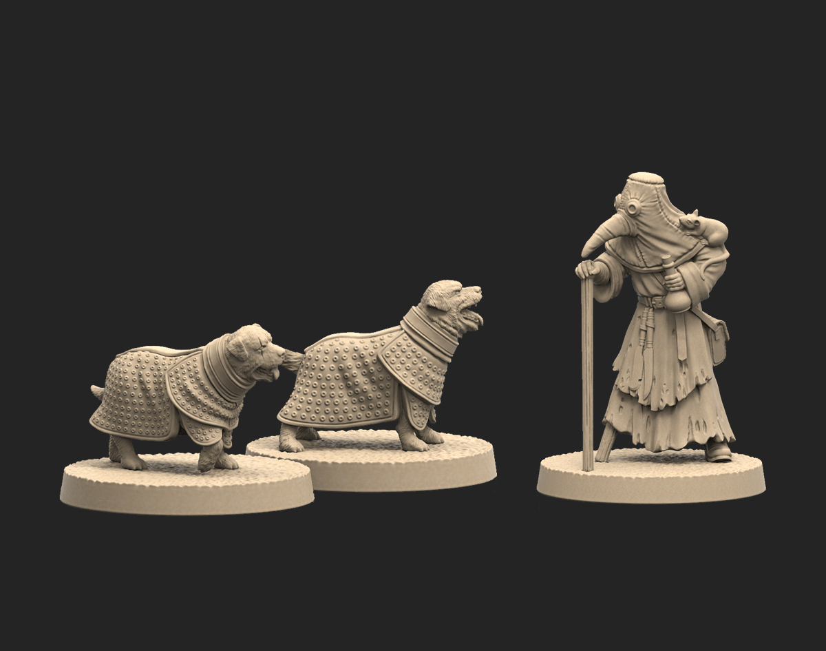 Anno Domini 1666 - Klaus and Dogs - Metal Miniatures, AD-16-M ...